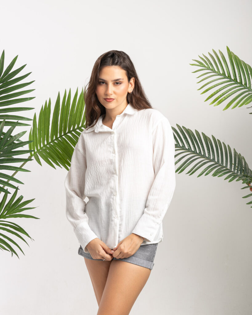 Camisa Lino Jano Blanco – Vertu Jeans