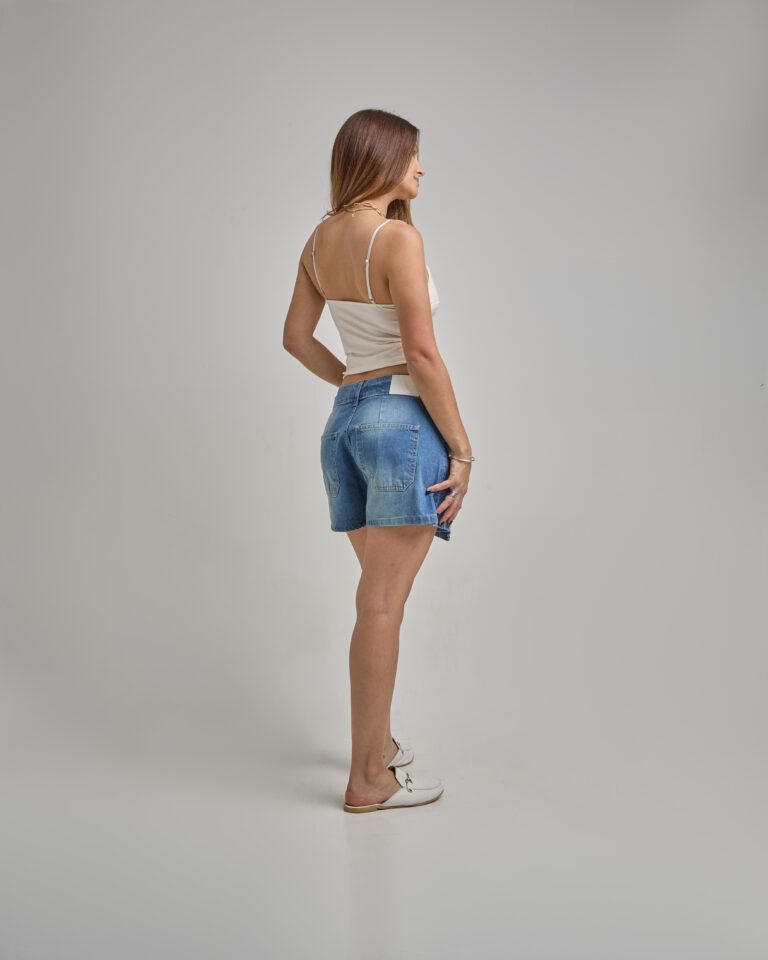 Short Pollera Mini Jean Bunny Azul – Vertu Jeans