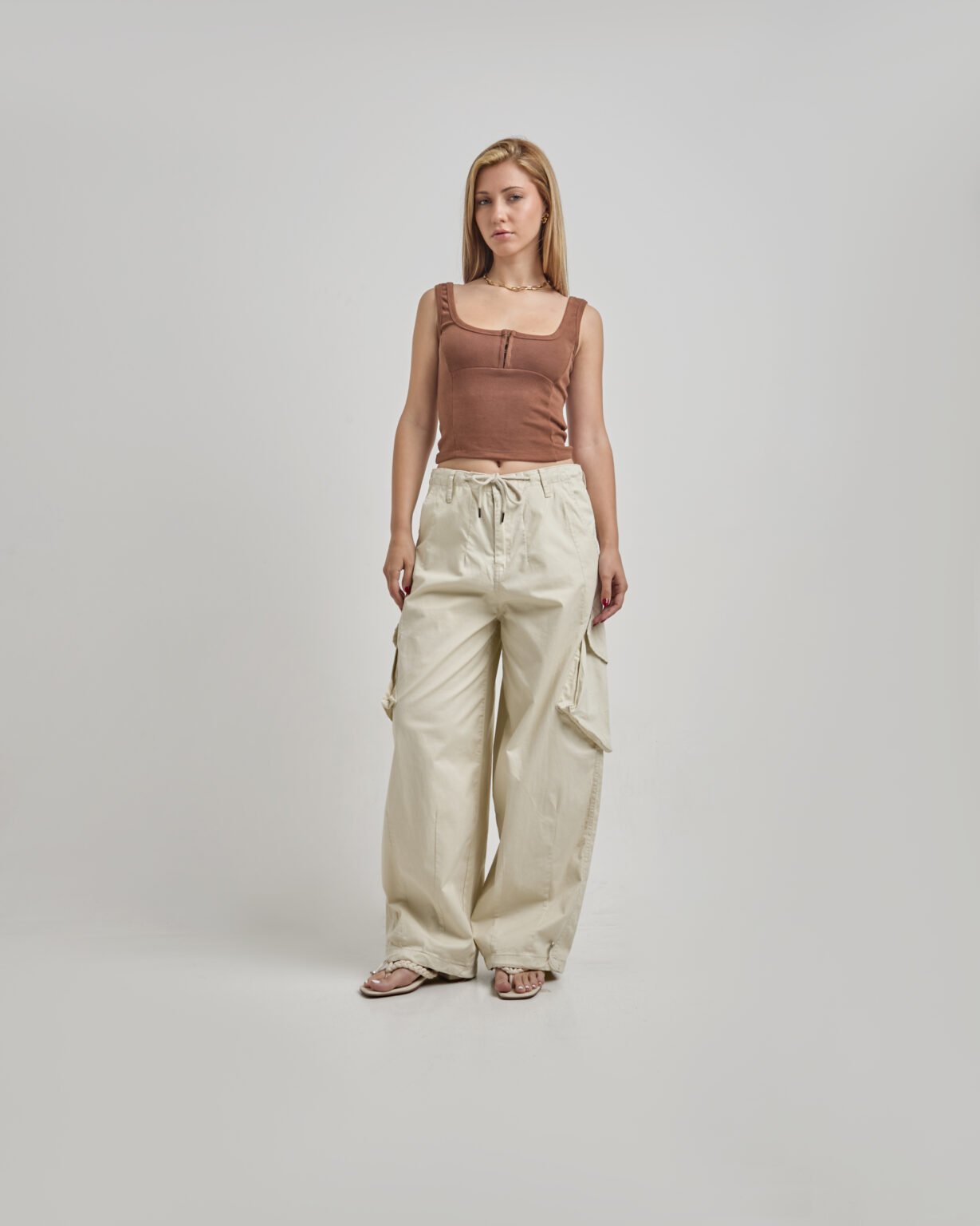 Pantalón Cargo Marea Beige - Vertu Jeans